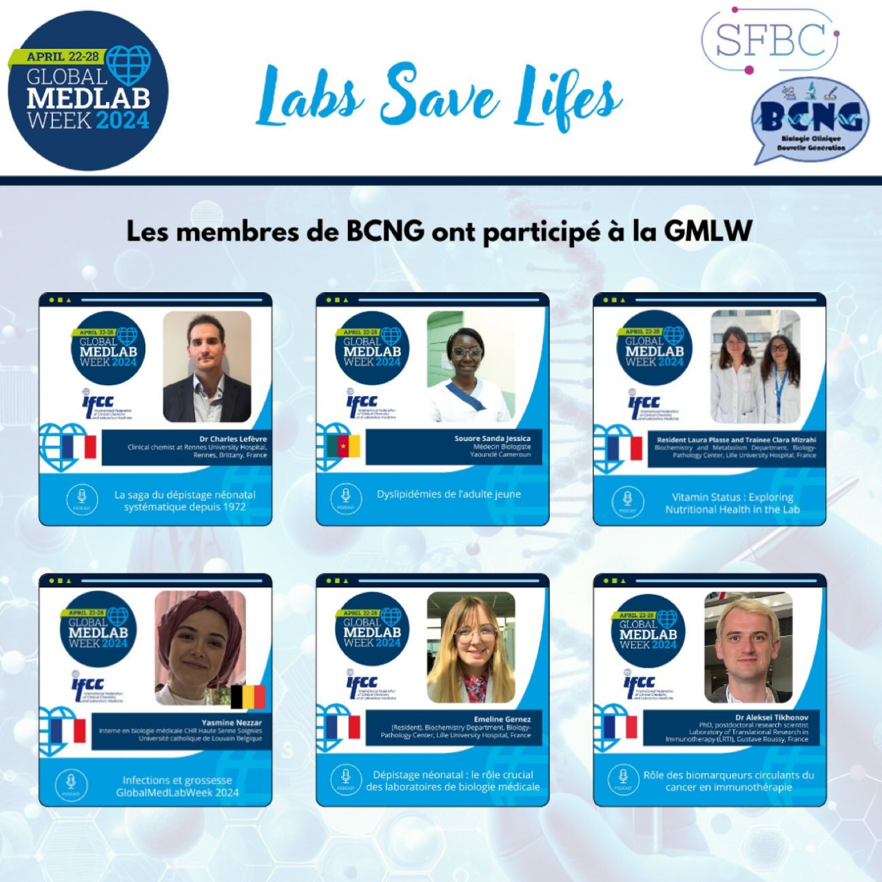 Groupe de travail "Biologie Clinique Nouvelle Génération" | SFBC